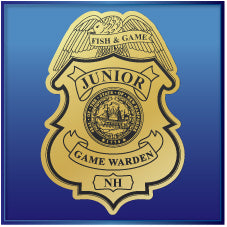 Fish & Game Warden Stickers - Jr. Warden | StickerShopLaw.com