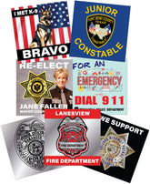 Custom Police Stickers & Sheriff Badge Stickers | StickerShopLaw.com